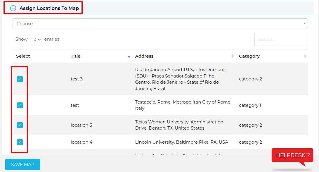 How to assign a location in a Google map | Wpmapspro.com