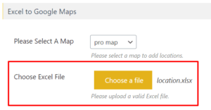 How to map excel data in Google Maps - WP Maps Pro