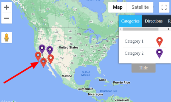 What is the Spiderfier Effect and how to use it on maps?